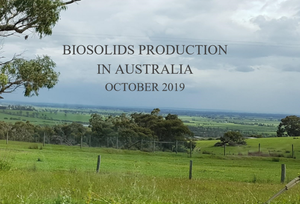 Biosolids Production and End Use Australia 2019 - Biosolids